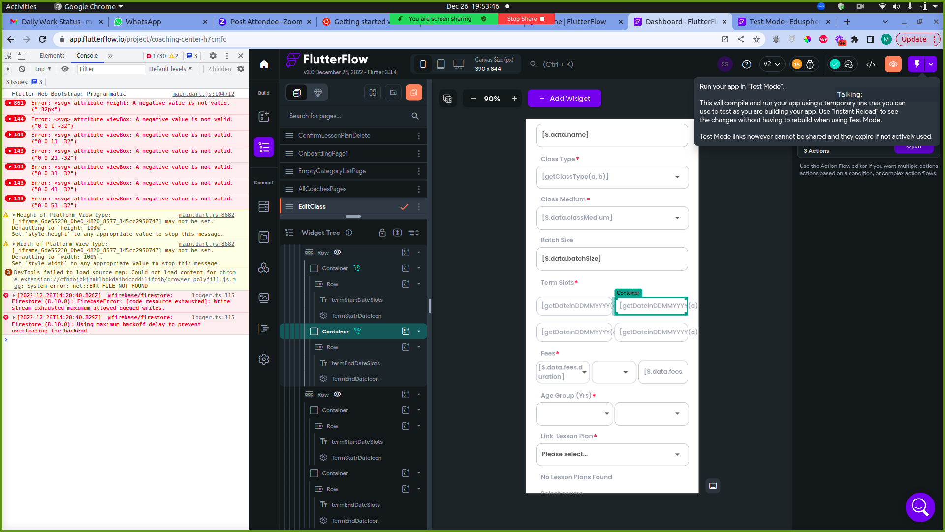 Changes keep reverting back · Issue #345 · FlutterFlow/flutterflow ...