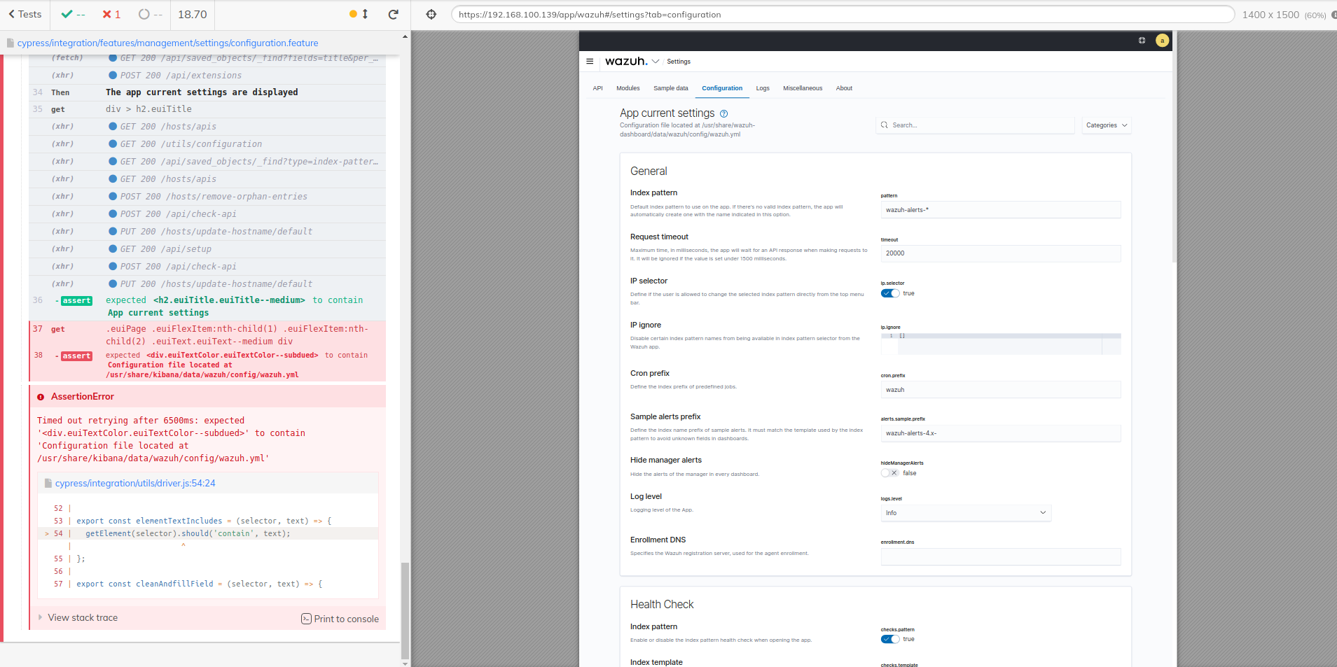 WZD - Fix/Feature - Access to configuration · Issue #4526 · wazuh/wazuh-dashboard-plugins · GitHub