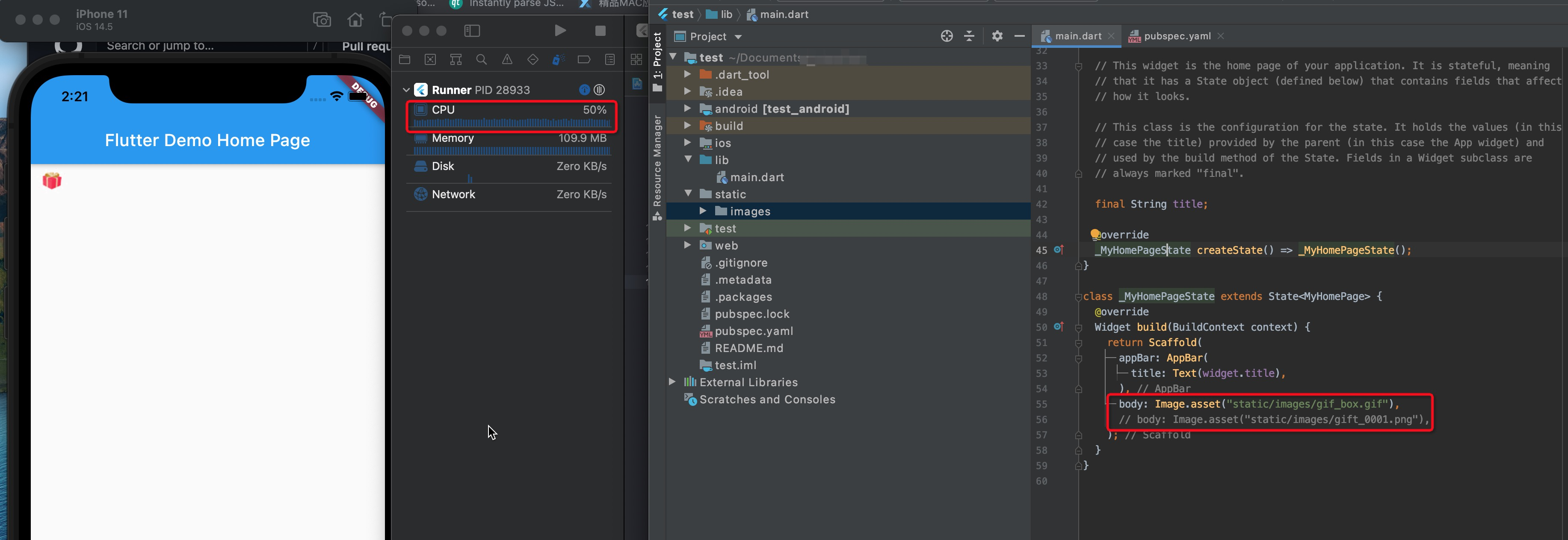 gifs can cause jank and high cpu usage · Issue #88858 · flutter/flutter · GitHub
