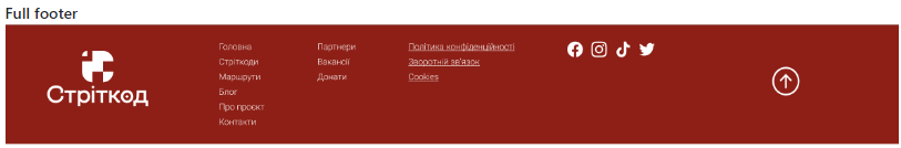 [Test Case][Footer] Verify the footer elements are available according ...
