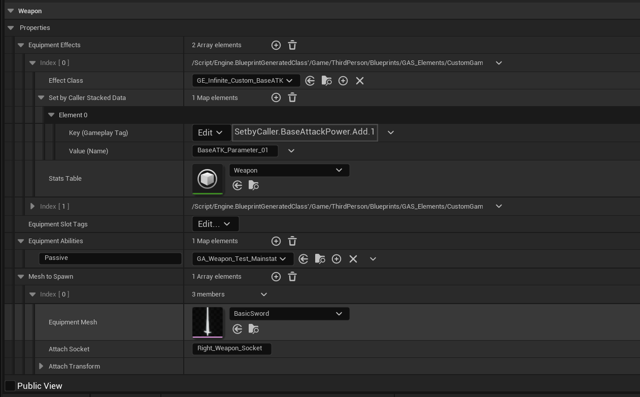 Weapon random stats and Item class customization · Issue #42 · lucoiso/UEElementusInventory · GitHub