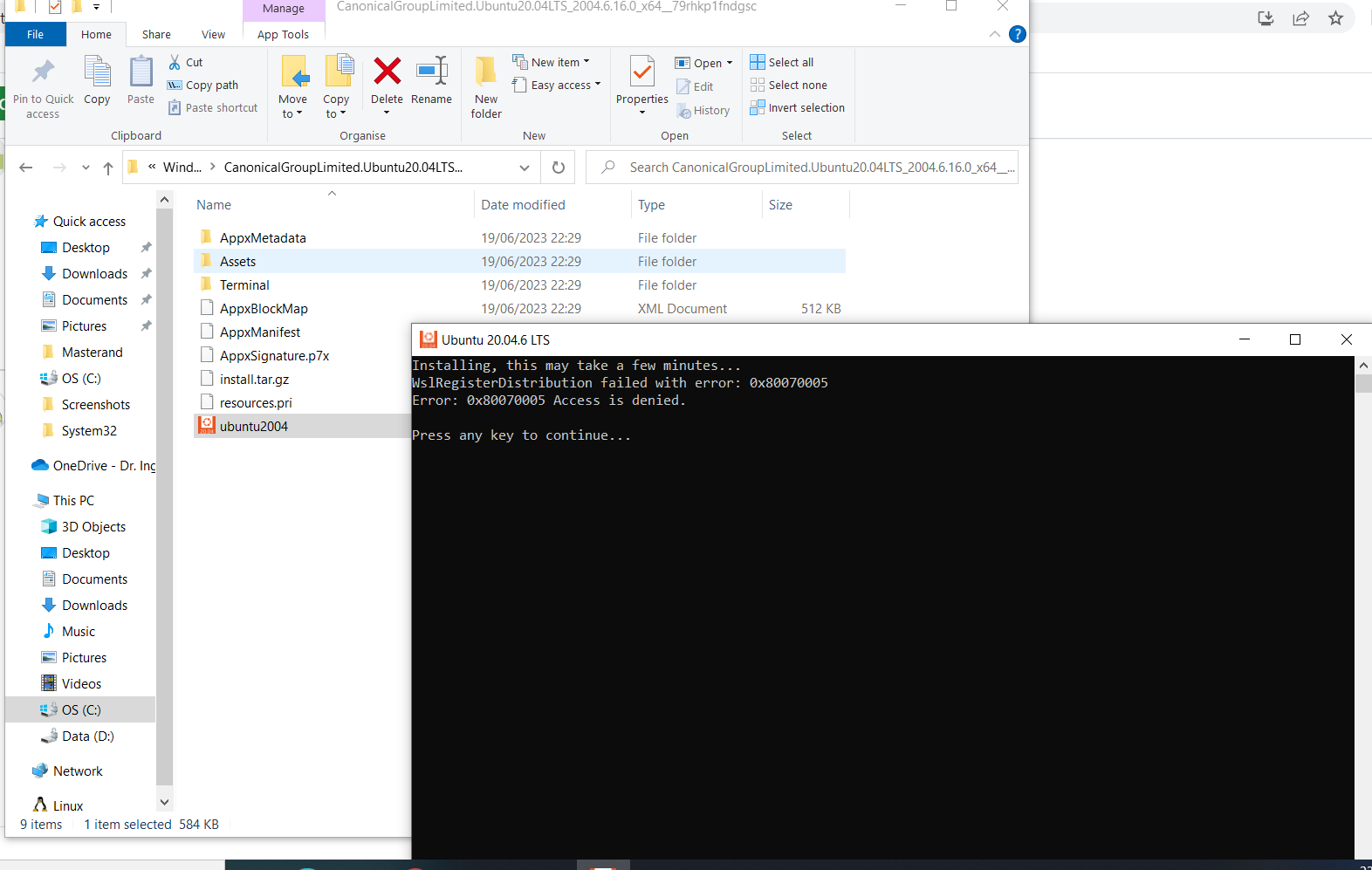 Error code: Wsl/InstallDistro/E_UNEXPECTED - Catastrophic failure · Issue #10222 · microsoft/WSL ...