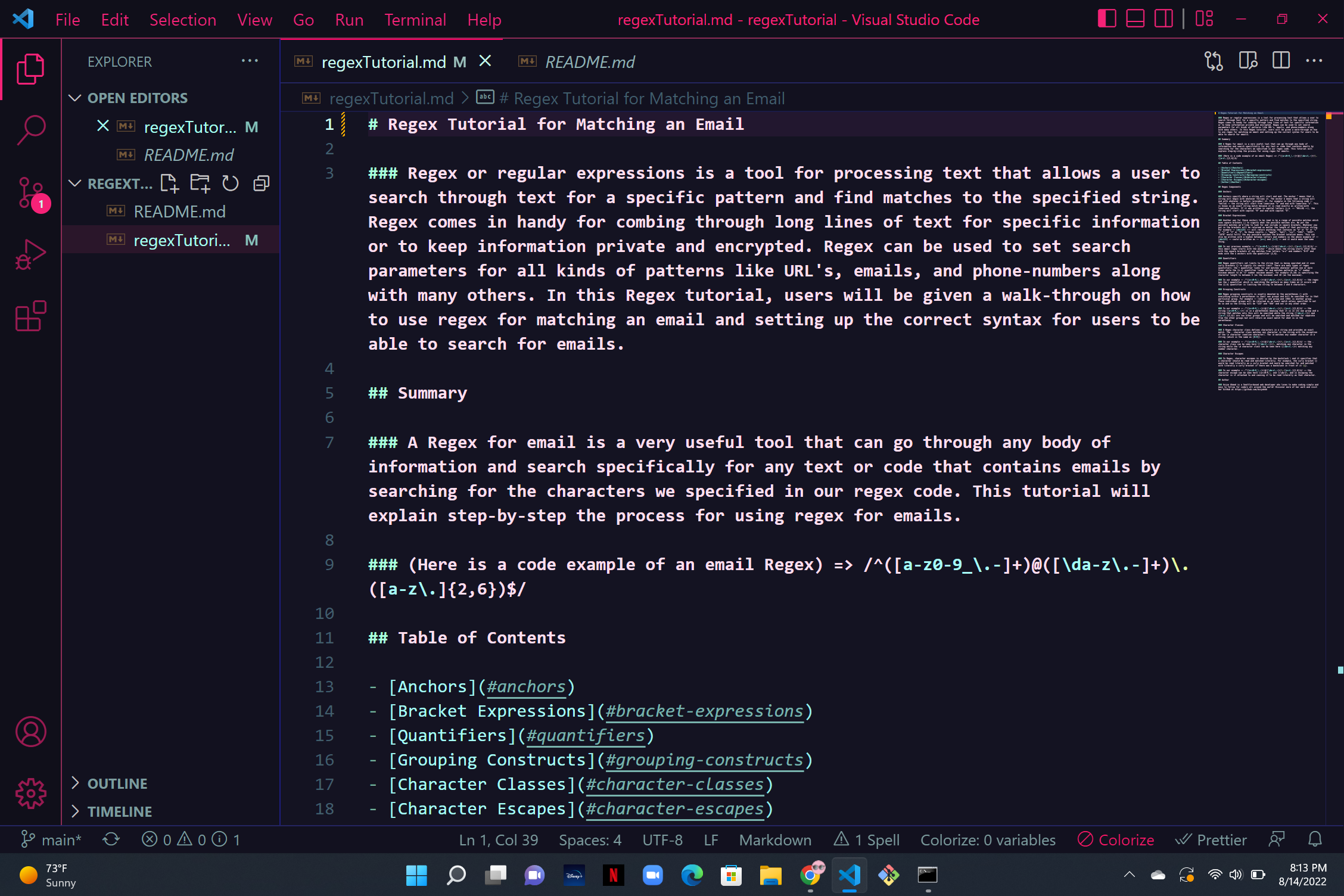 GitHub - AsiyahAA/regexTutorial