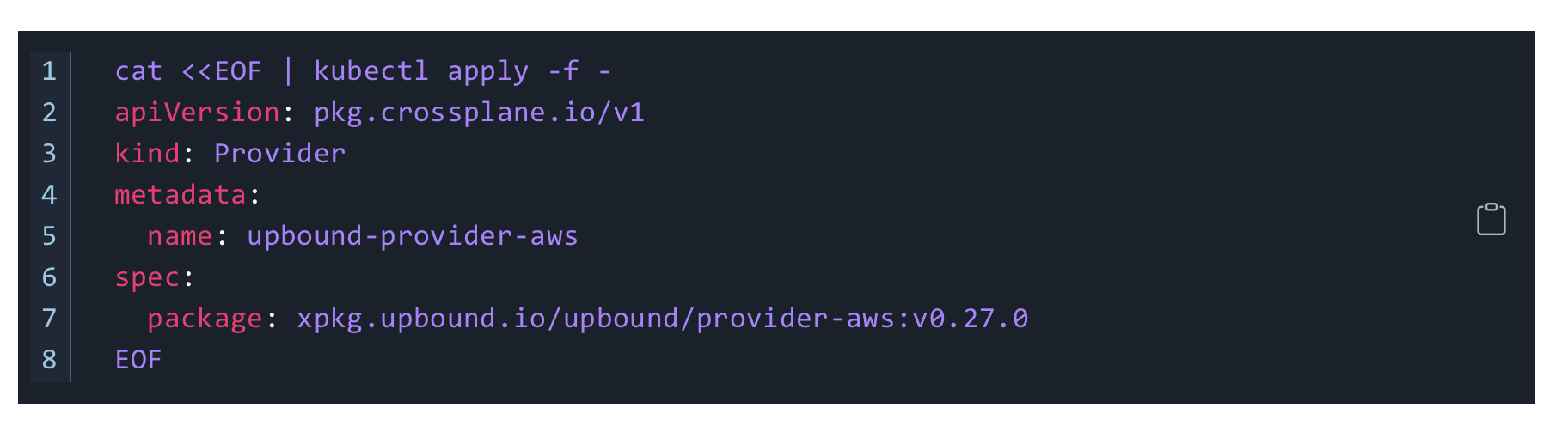 Can we avoid here documents? · Issue #321 · crossplane/docs · GitHub