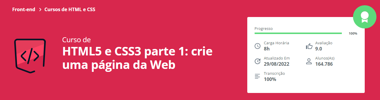 GitHub - YagoCastello/curso-alura: Curso de HTML e CSS disponibilizado Projeto ONE - Oracle Next ...