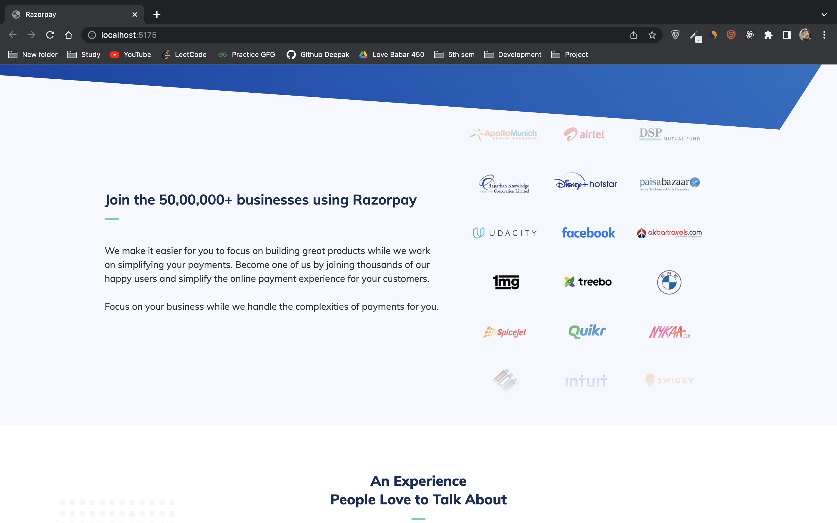 GitHub - Deepak-0808/Razorpay-Clone: Clone
