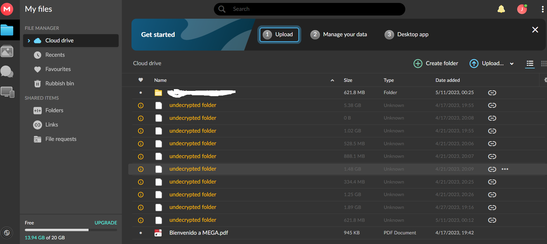 undecrypted folder · Issue #533 · tonikelope/megabasterd · GitHub
