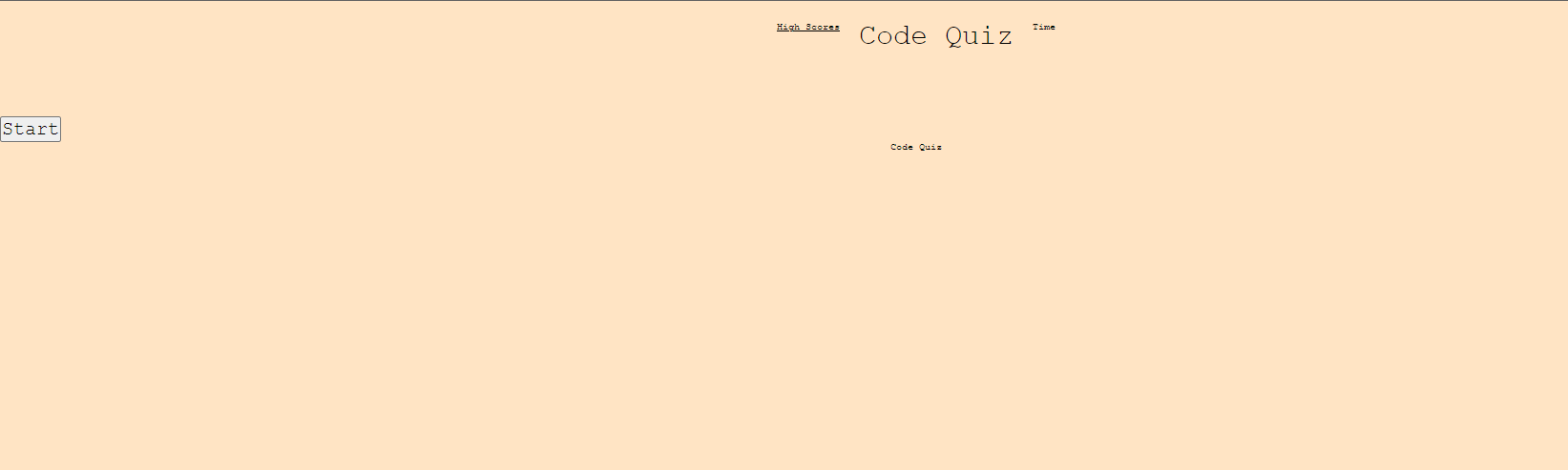 GitHub - enceps/Code-Quiz: Practice Quiz Simulator