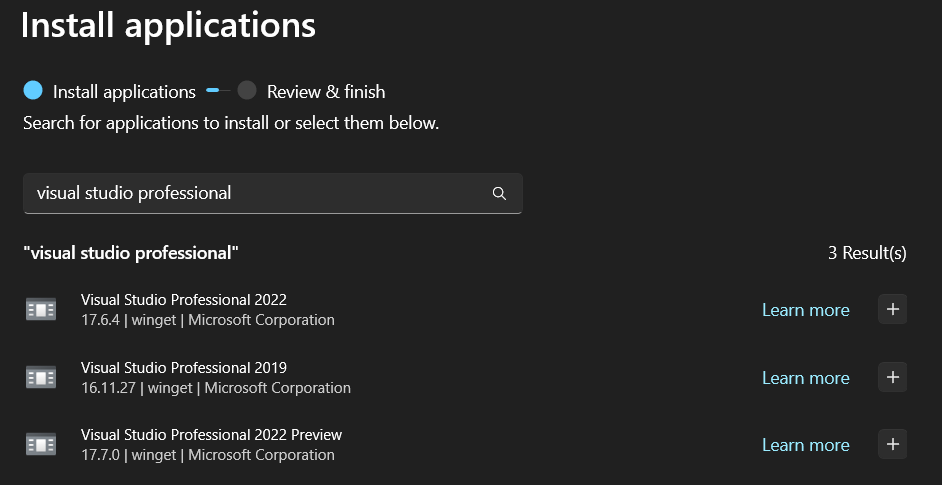 Instalación Vs · Issue 1237 · Microsoftdevhome · Github