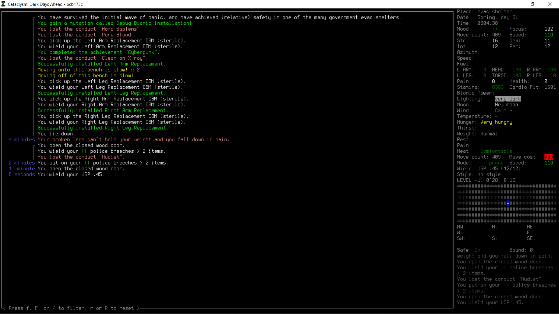 Player Limb Health UI Displays Original Limb Health Even When Limbs Are ...