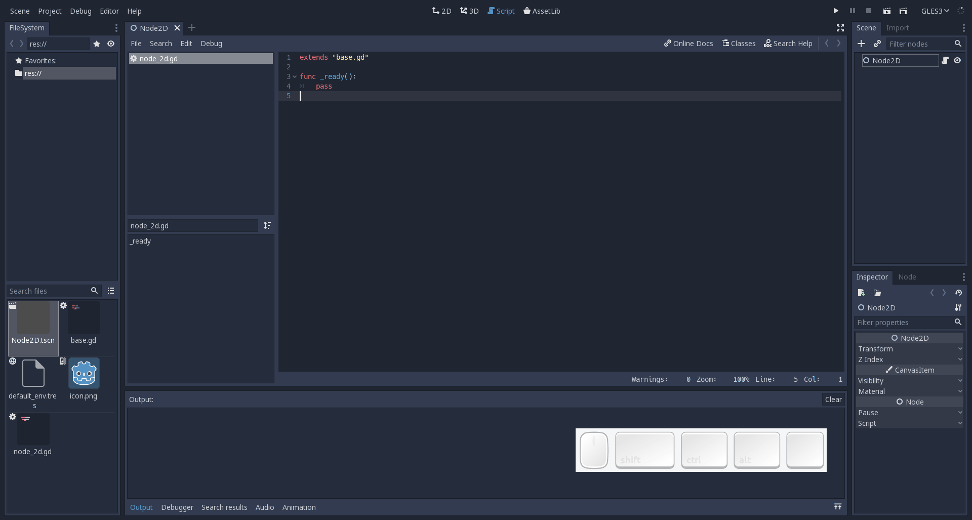 Script editor: CTRL+Click on extends with relative path provide Errors · Issue #22224 ...