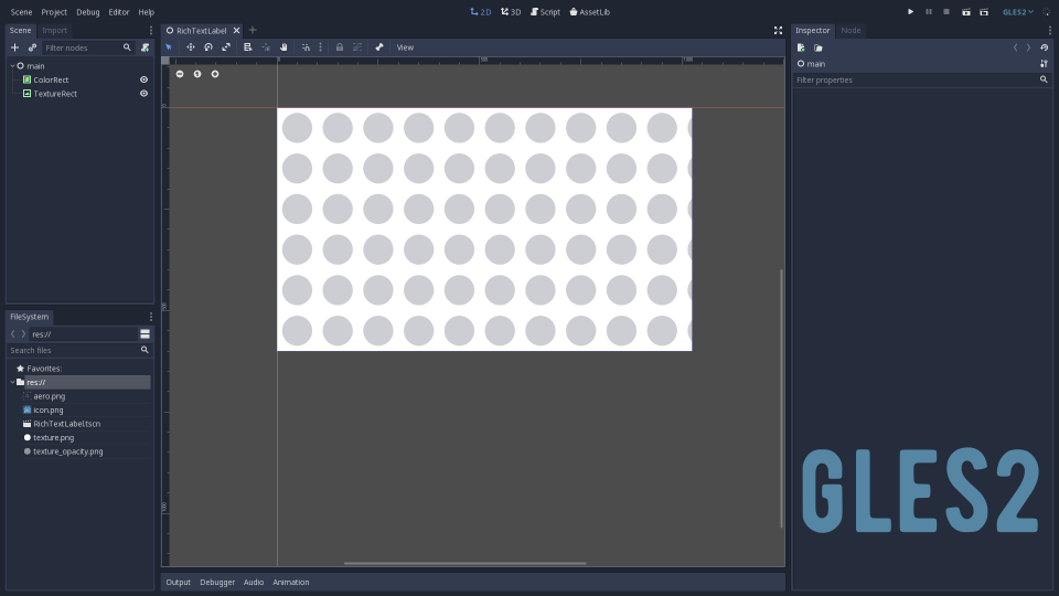 GLES 2, strange render with transparent image in 2d mode · Issue #23938 ...