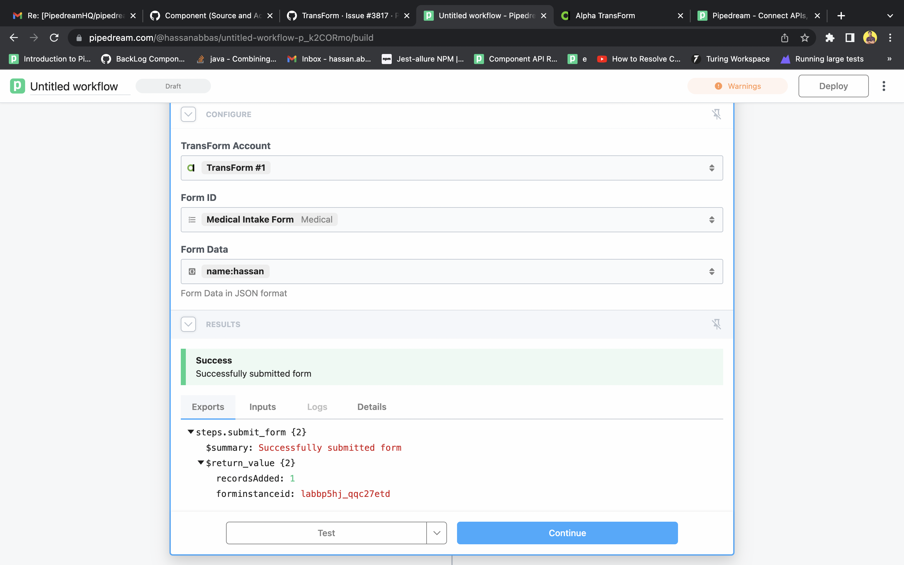 TransForm · Issue #3817 · PipedreamHQ/pipedream · GitHub