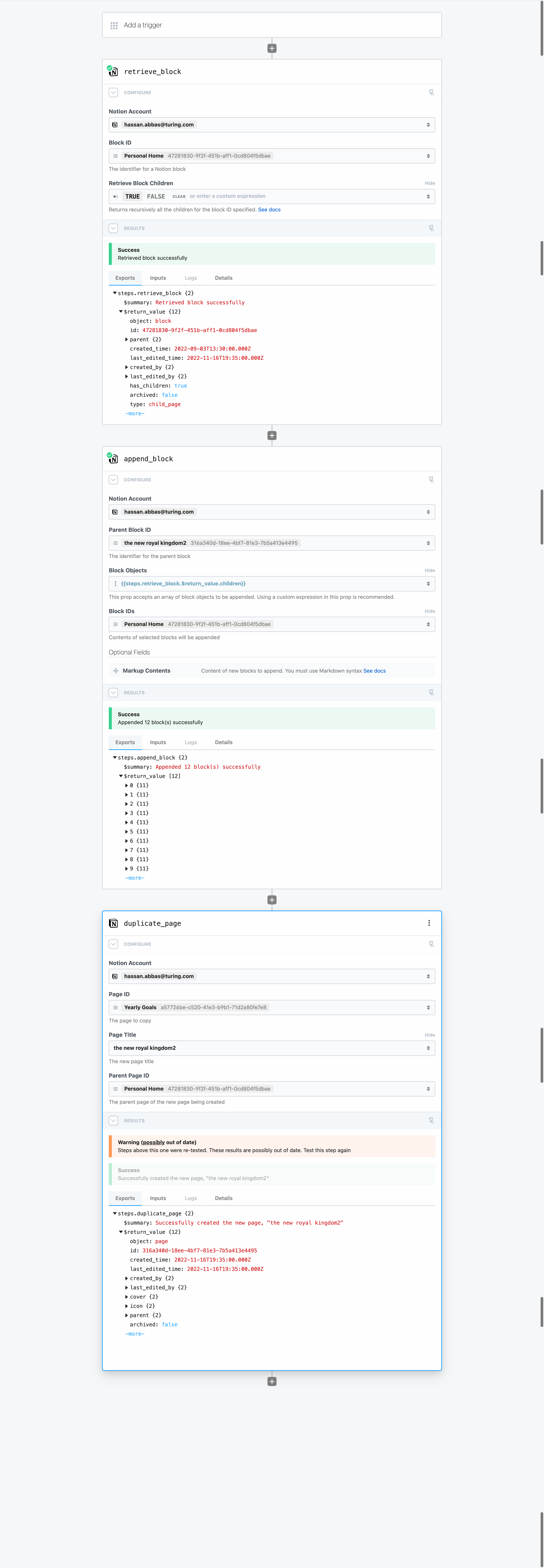 [ACTION] Notion: Duplicate Page action & update Append Block to handle all block types · Issue ...