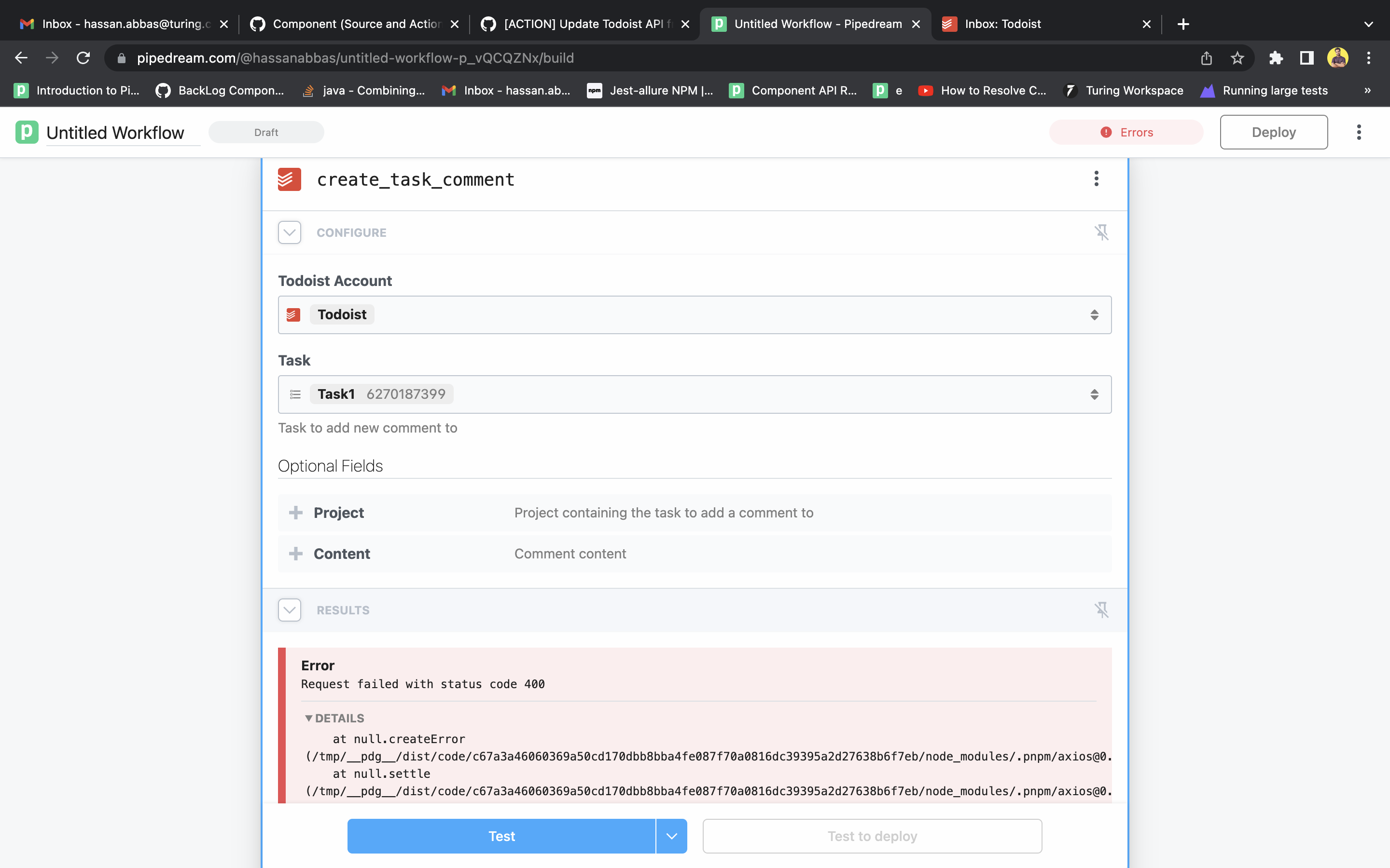 [ACTION] Update Todoist API from v1 --> v2 · Issue #4888 · PipedreamHQ/pipedream · GitHub