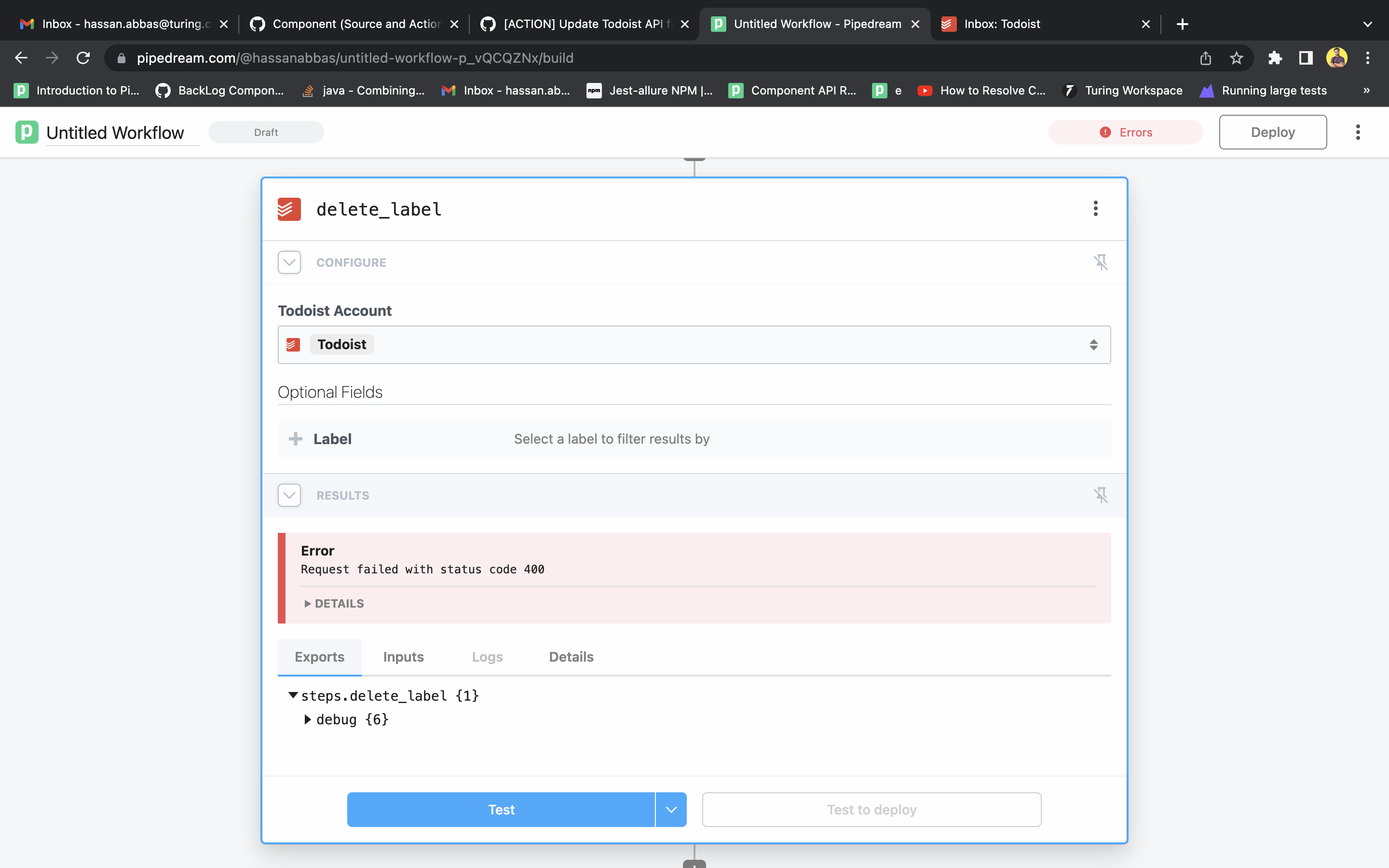 Action Update Todoist Api From V1 V2 · Issue 4888 · Pipedreamhqpipedream · Github