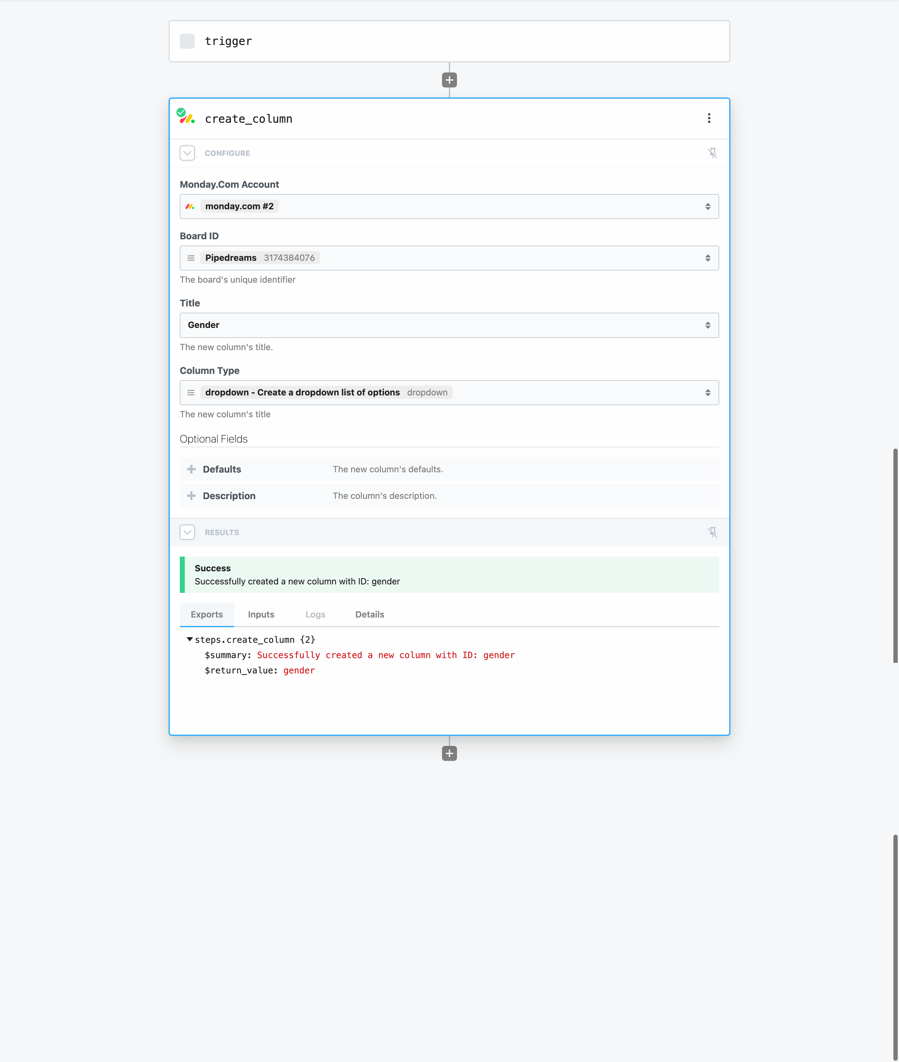 [ACTION] Monday - Create Columns · Issue #4982 · PipedreamHQ/pipedream · GitHub