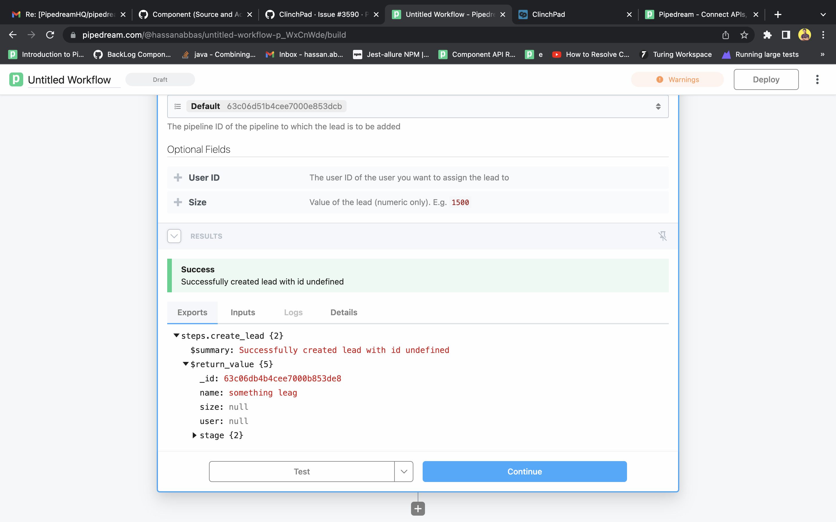 ClinchPad · Issue #3590 · PipedreamHQ/pipedream · GitHub