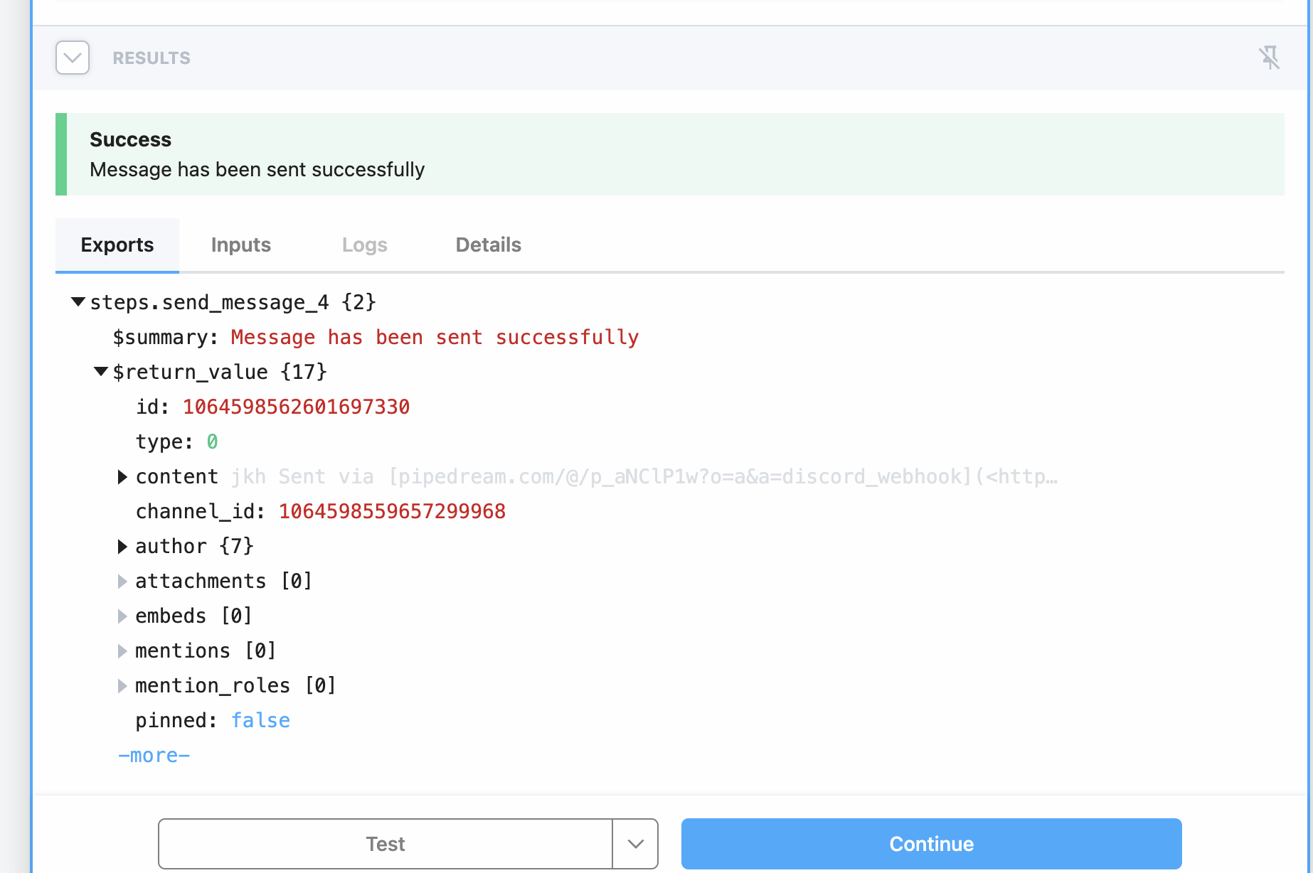 Send Message to a Channel[ACTION] · Issue #5154 · PipedreamHQ/pipedream · GitHub