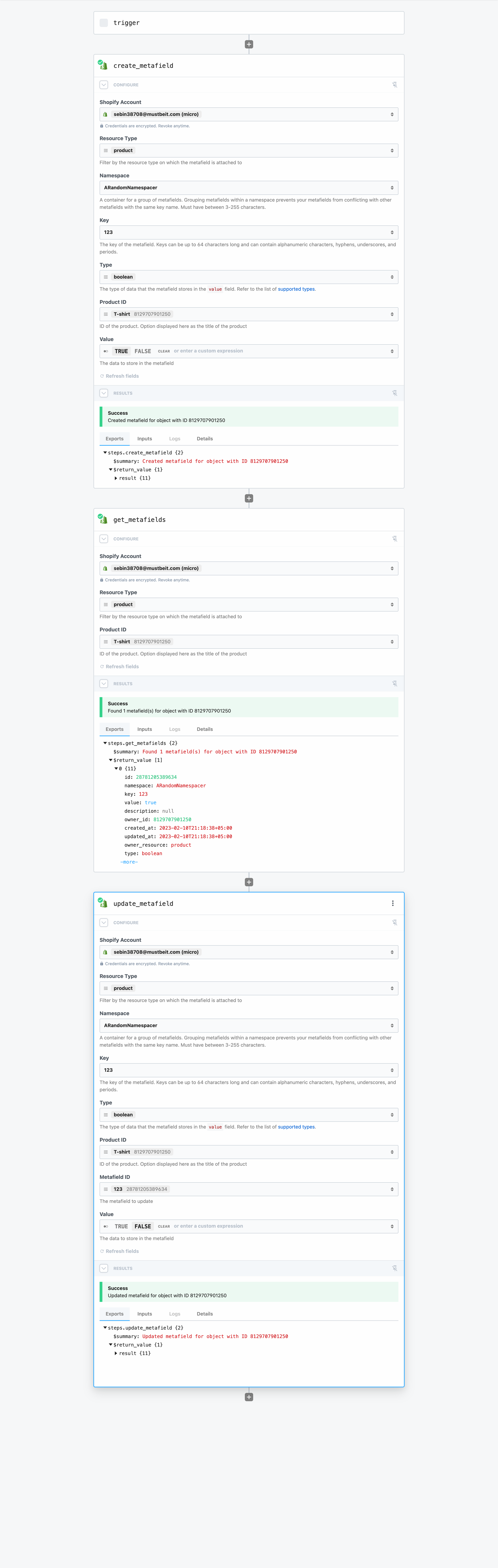 [ACTION] Access Read/Write Shopify Metafields · Issue #5375 · PipedreamHQ/pipedream · GitHub