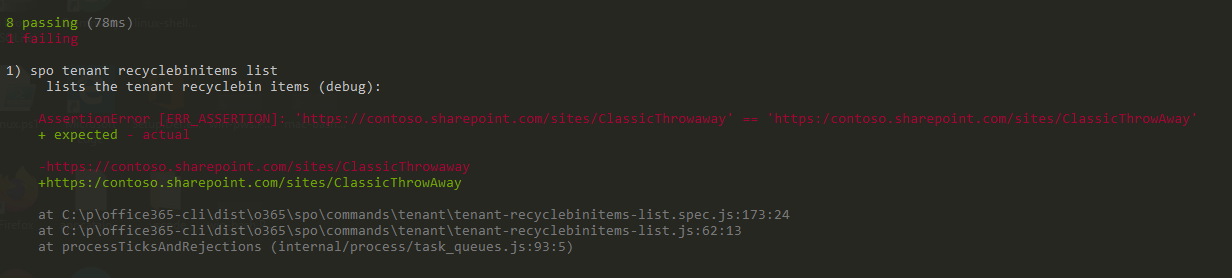 New command: Return all modern and classic site collections in the tenant scoped recycle bin ...