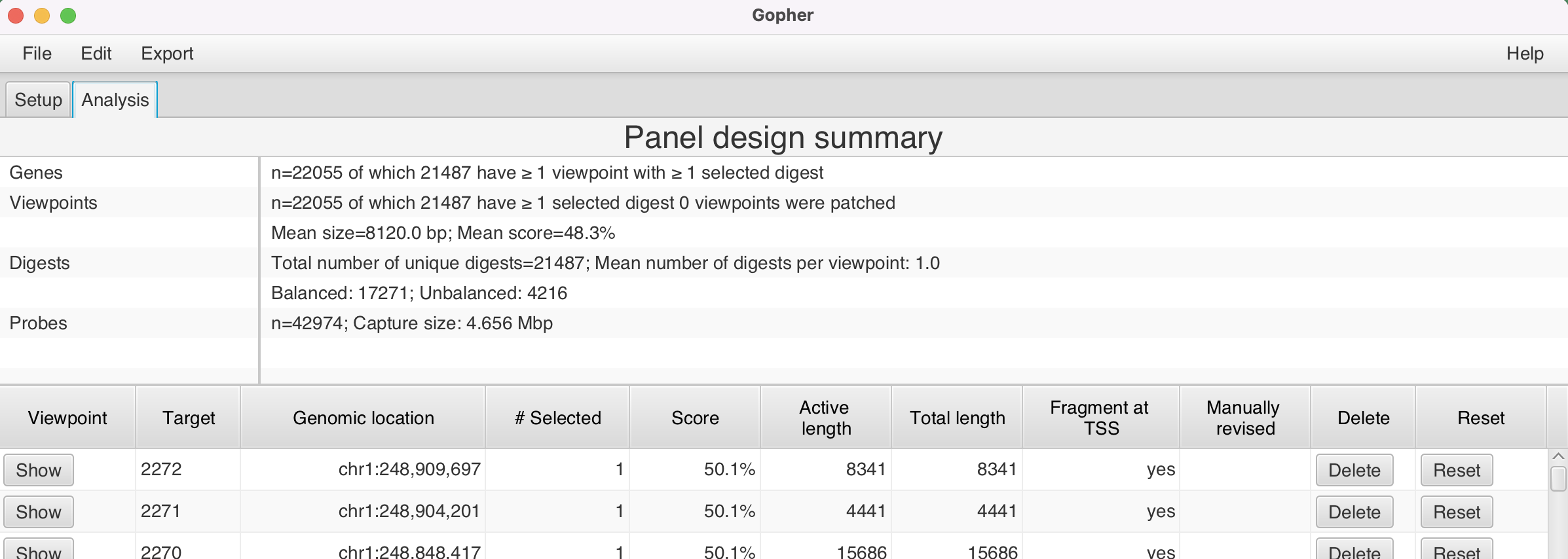 Panel design summary is not saved with the project · Issue #392 · TheJacksonLaboratory/Gopher ...