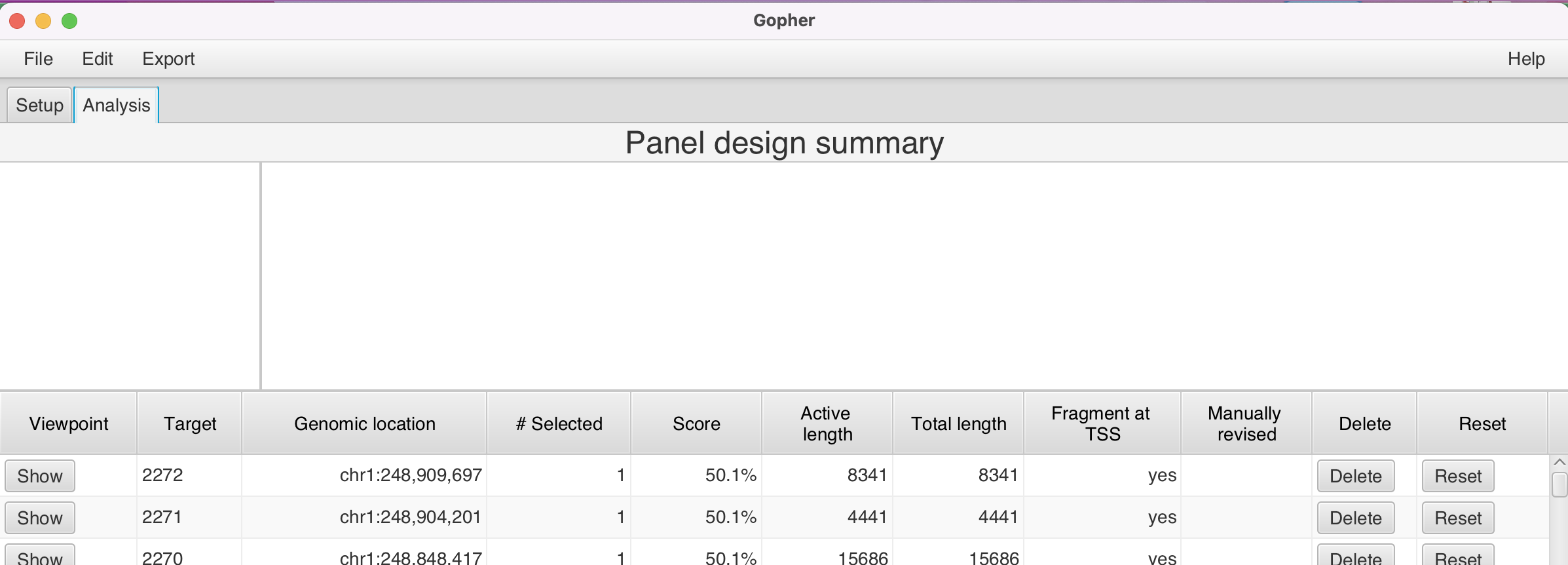 Panel design summary is not saved with the project · Issue #392 · TheJacksonLaboratory/Gopher ...