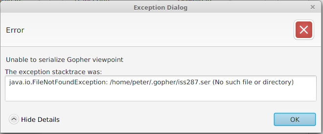 GOPHER crashes with no “gopher” directory · Issue #287 · TheJacksonLaboratory/Gopher · GitHub