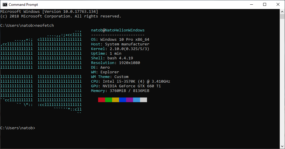 Show packages installed from Scoop in Windows · Issue #1129 · dylanaraps/neofetch · GitHub