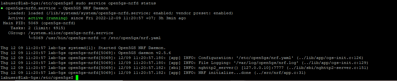 Retry to registration with NRF (../lib/sbi/nf-sm.c:403) HTTP Response Status Code [500 ...