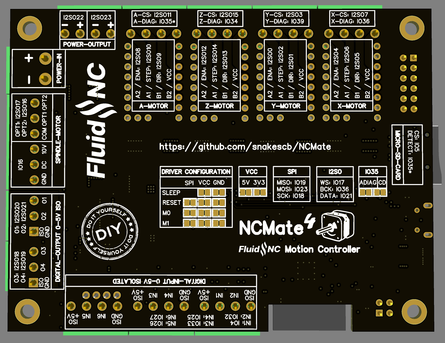 GitHub - snakescb/NCMate: Fluid-NC Motion Controller Hardware