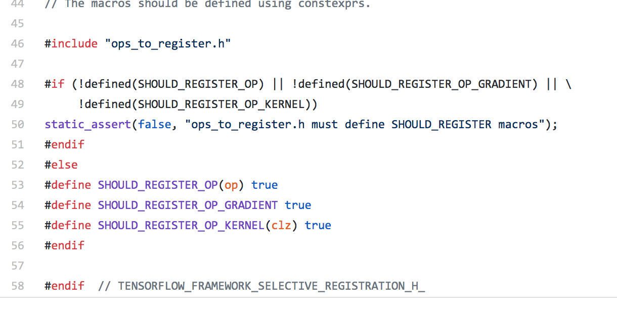I Configured Ops To Register H And Set Define Should Register Op Gradient False But