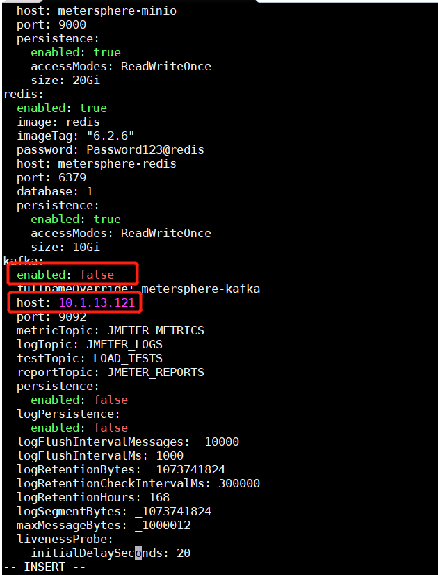 [BUG]K8S离线安装，修改Kafka为外置库，模块服务pod未正常启动。 · Issue #20397 · metersphere/metersphere · GitHub