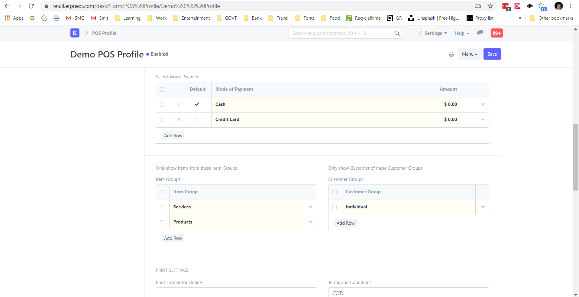 POS Profile: Filter Customer Group not working · Issue #21362 · frappe/erpnext · GitHub