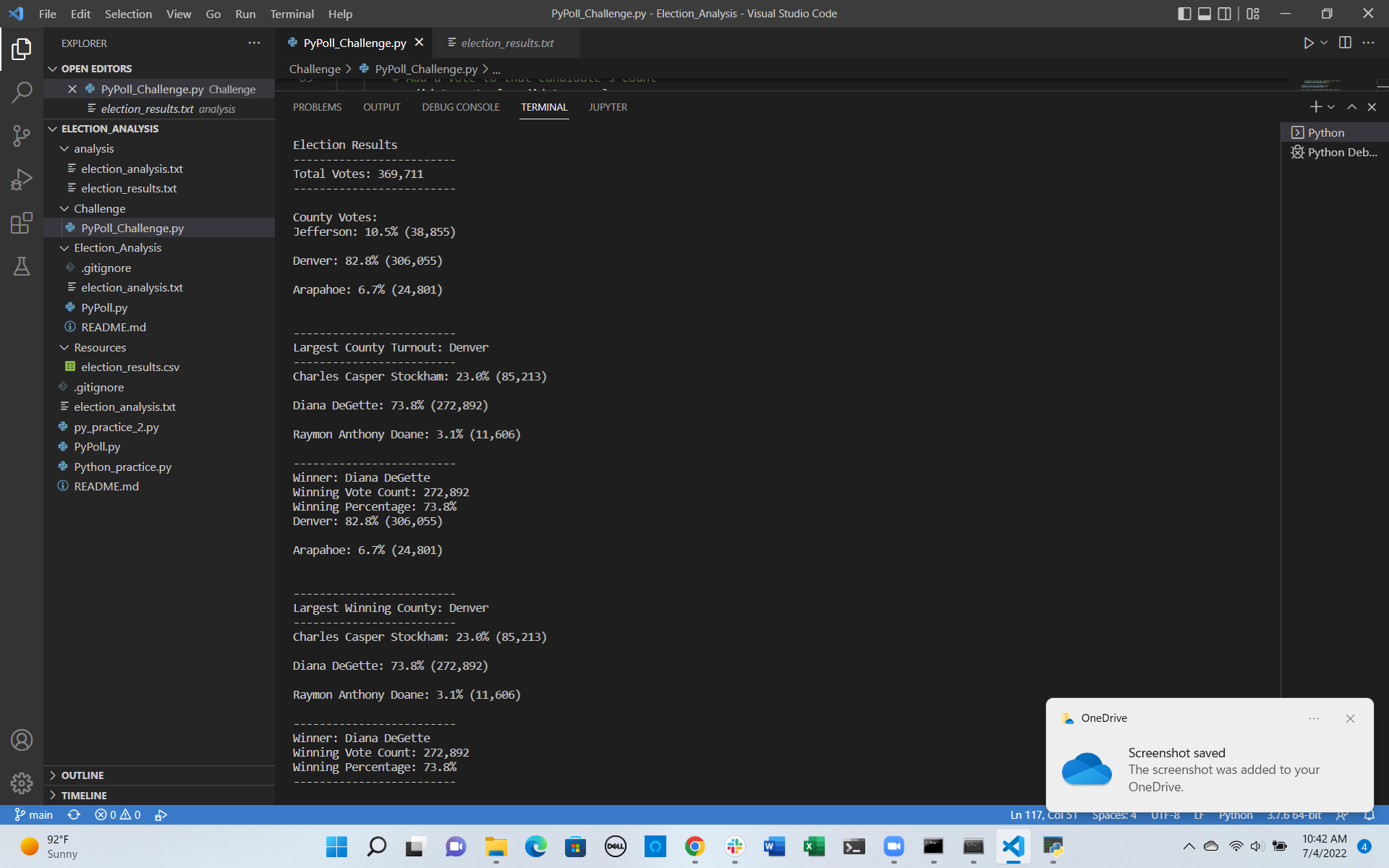GitHub - arosario86/Election_Analysis