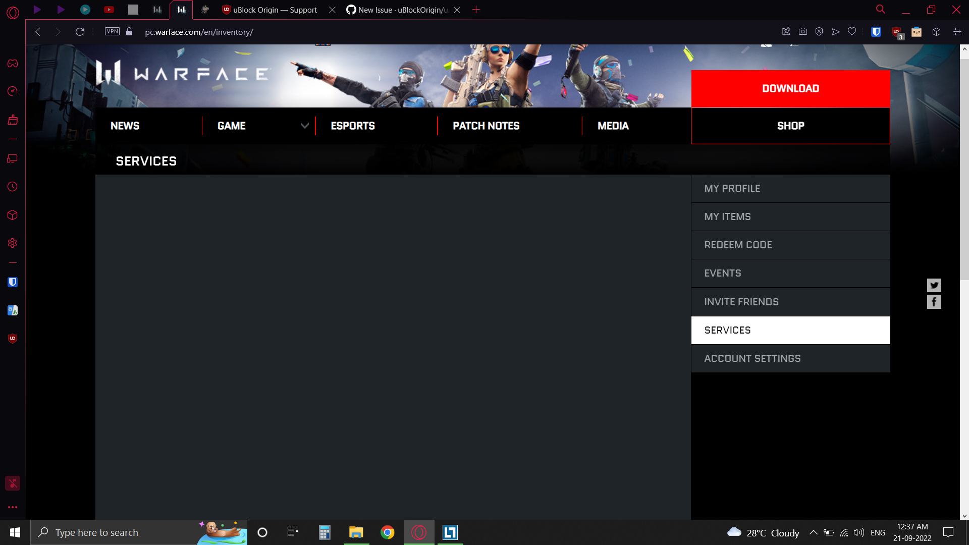 pc.warface.com: breakage · Issue #14957 · uBlockOrigin/uAssets · GitHub