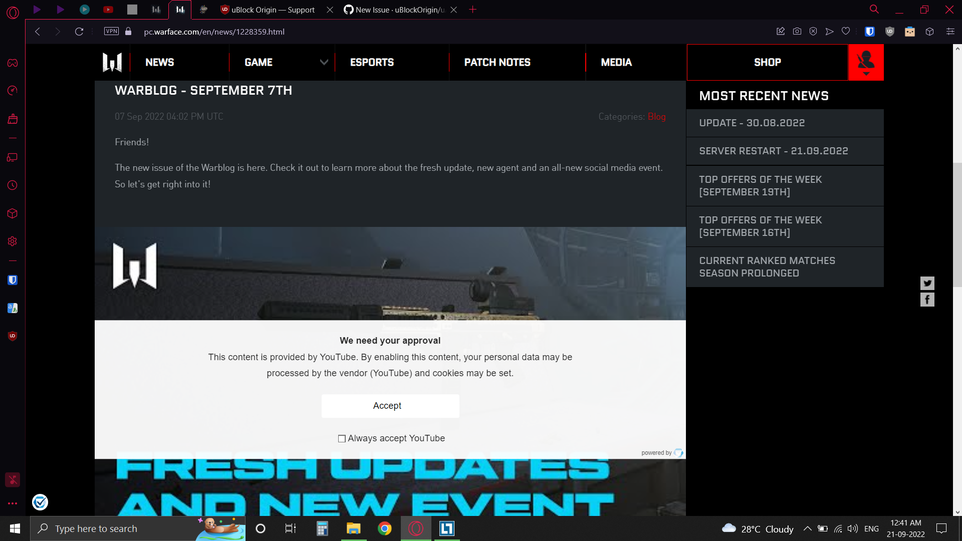 pc.warface.com: breakage · Issue #14957 · uBlockOrigin/uAssets · GitHub