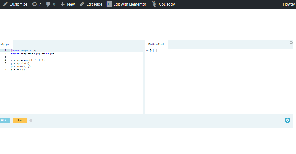 Increase Font Size And Merge Python Script And Ipython Shell Side By Side 6748