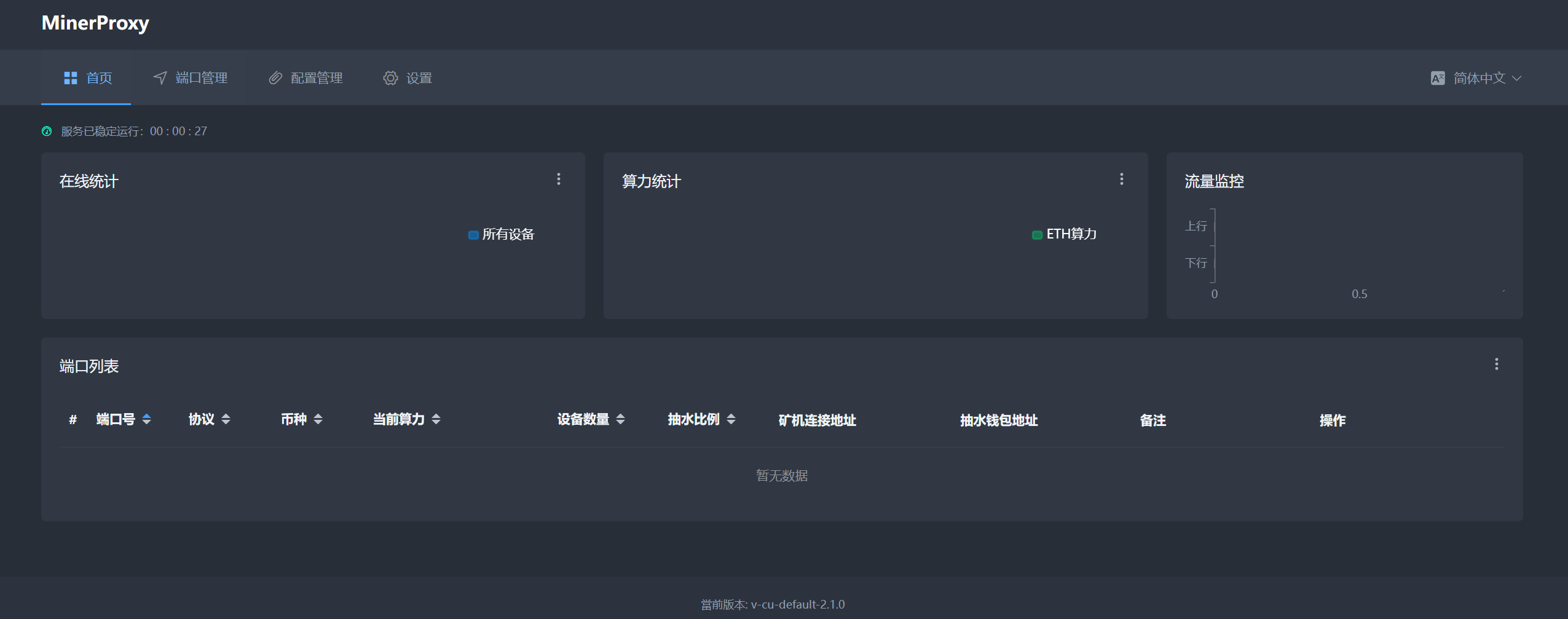 GitHub - JJMinerProxy/MinerProxy: 最强大的矿池中转，原创GO语言编写，性能强大。支持绝大部分币种的转发、加密、自定义抽水、数据统计、配套隧道工具。