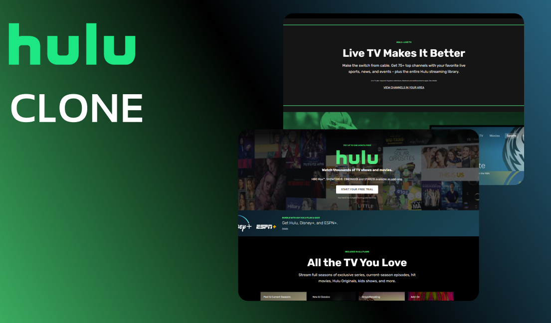 GitHub - DavidAkerele/Hulu-Clone