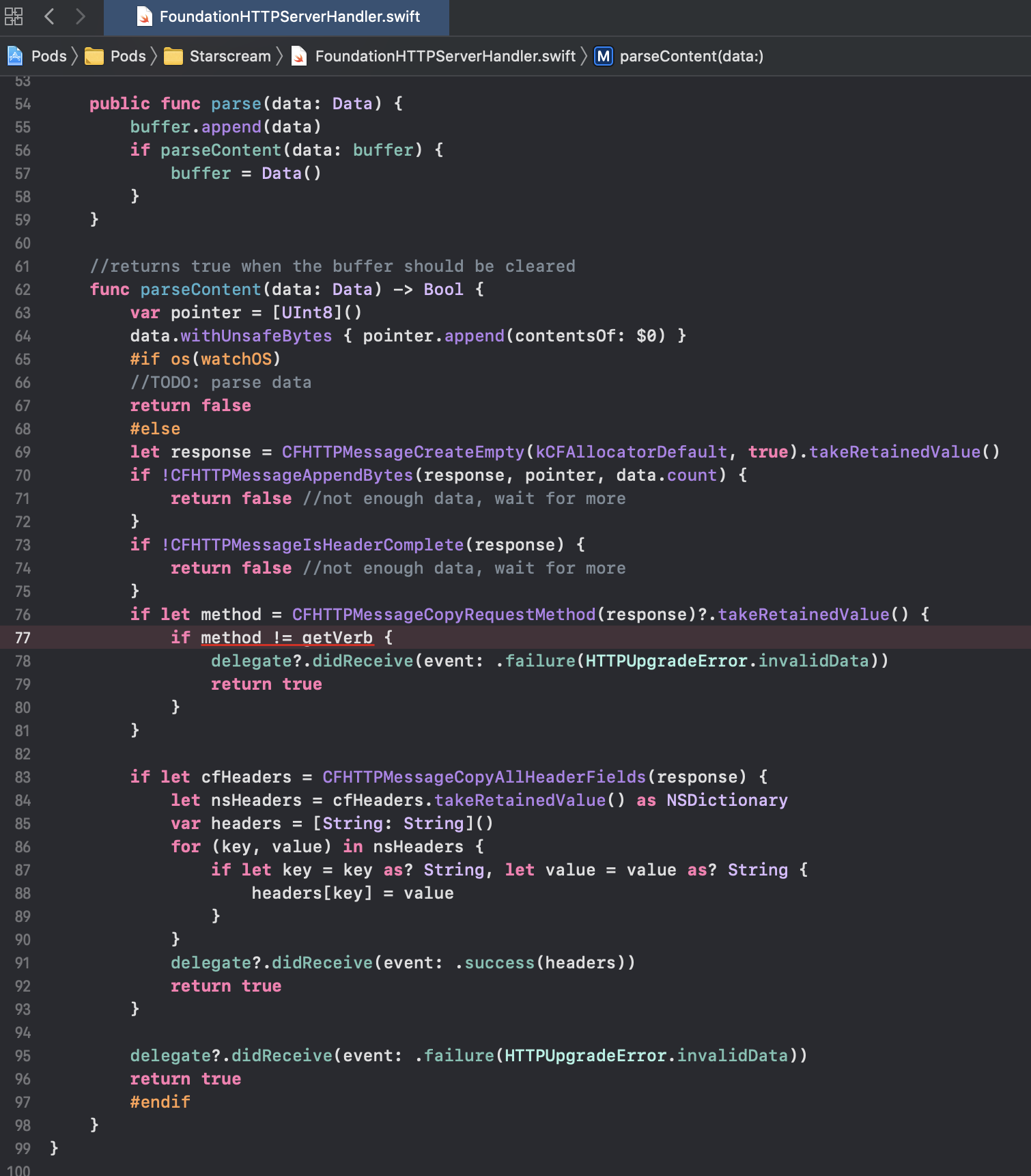 xcode 12 issue · Issue #831 · daltoniam/Starscream · GitHub