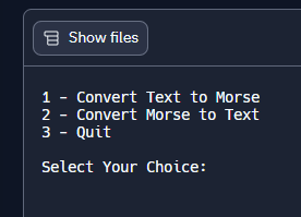 GitHub - Heloisag/MorseCode: MorseCode