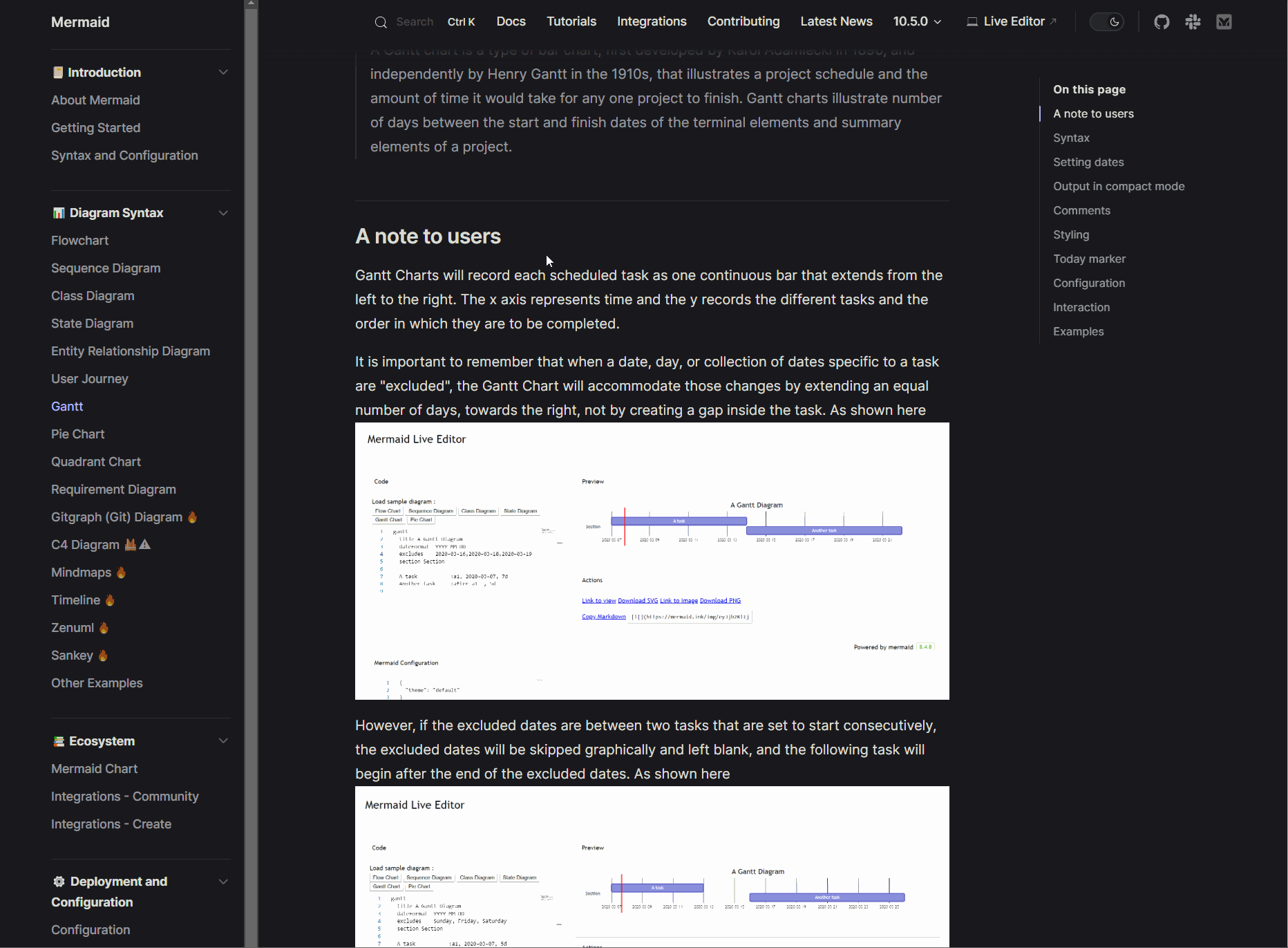 Cannot interact with left hand navigation on https://mermaid.js.org/ · Issue #4914 · mermaid-js ...