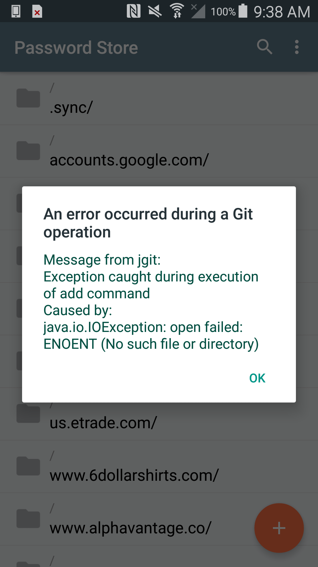 Save password silently fails · Issue #365 · android-password-store/Android-Password-Store · GitHub