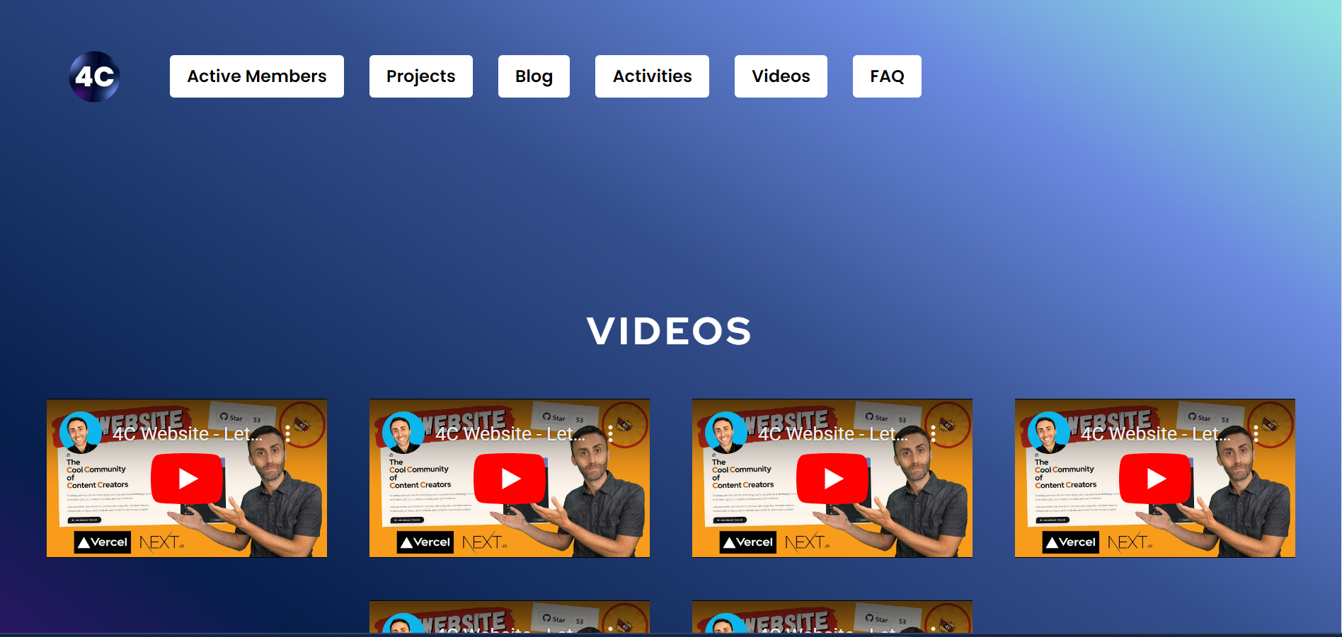 [FEATURE] Improve the video section · Issue #355 · FrancescoXX/4c-site ...