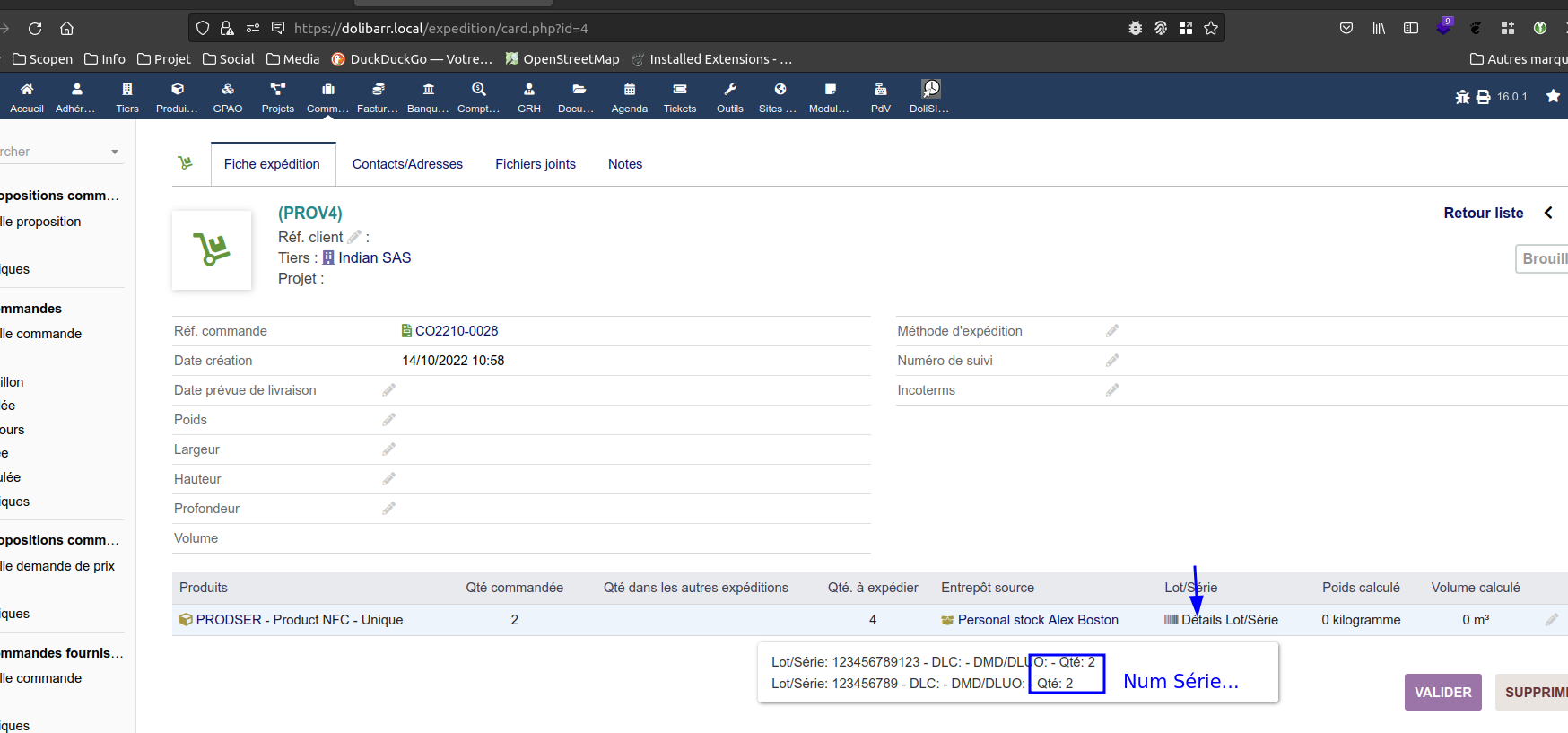 Shipping multiple products that have unique serial numbers · Issue #22581 · Dolibarr/dolibarr ...