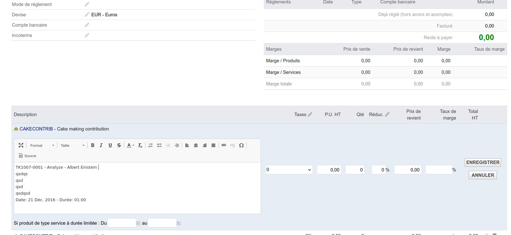 NEW: Invoice time from task, make task note better display in invoiceline by FHenry · Pull ...
