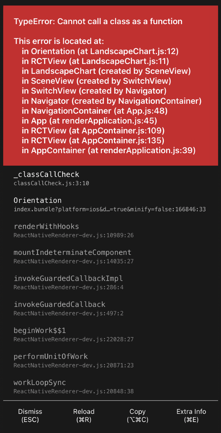 Screenorientation Throws Cannot Call Class As A Function · Issue 127 · Wonday React Native