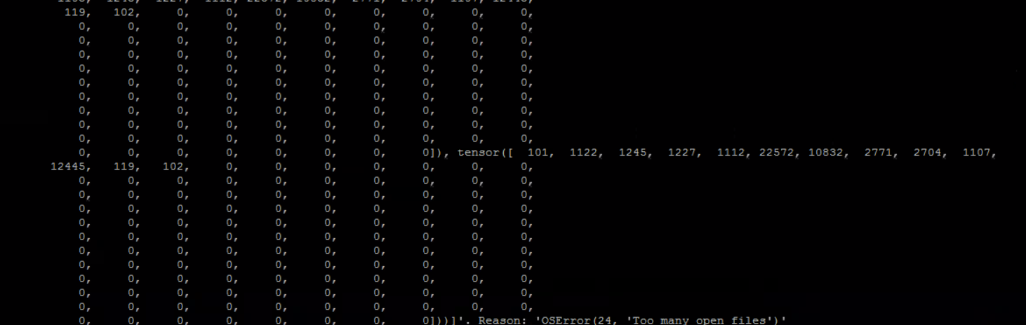 Too Many Files Open Oserror 24 · Issue 1216 · Thilinarajapakse Simpletransformers · Github