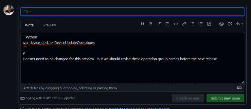 Create Github issue should have a link to the APIView comment · Issue #2642 · Azure/azure-sdk ...